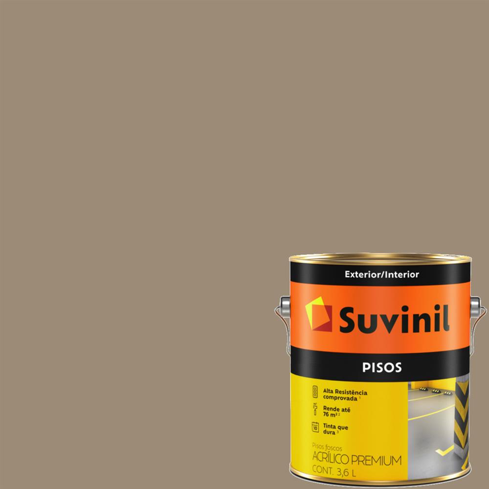 Tinta Acrílico Premium para Cimentos e Pisos 3,6 Litros Concreto ...